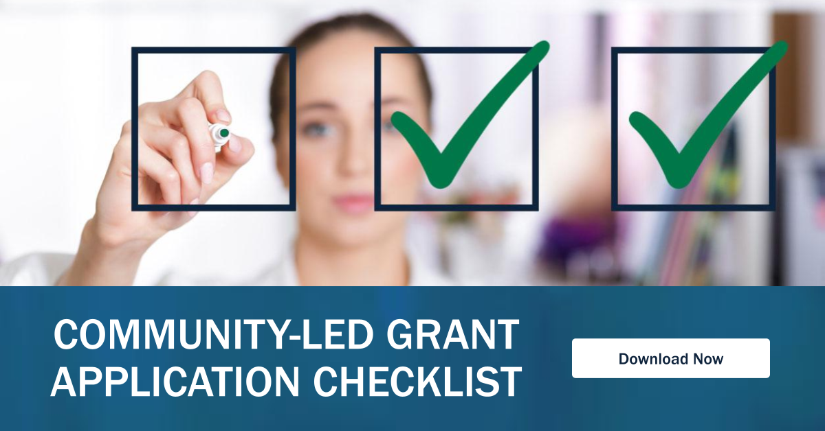 Download the Community-Led Grant Application Checklist